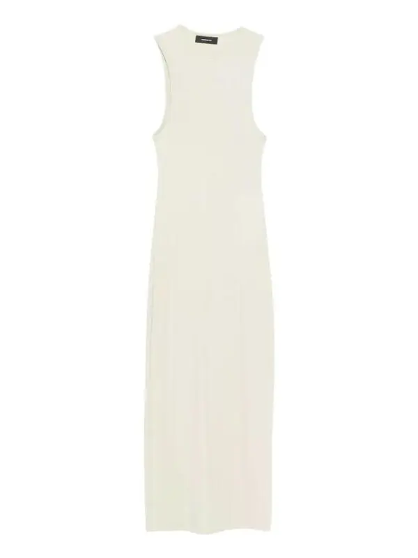 Wardrobe.NYC Sleeveless Dress Ribbed Knit - Neutrals