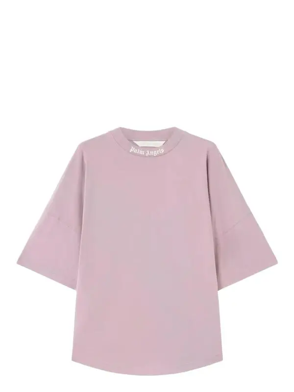 Palm Angels Logo-print T-shirt - Purple