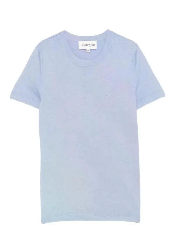 Eric Bompard Agate Cotton Round Neck T-shirt - Blue