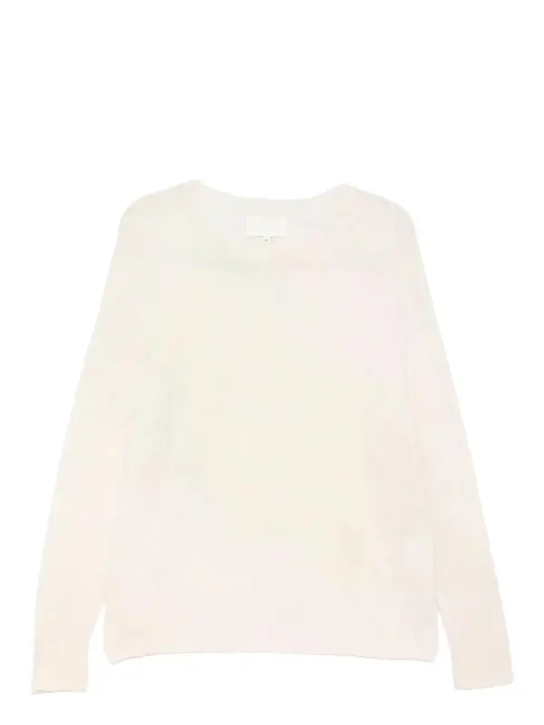 Eric Bompard Seamless Round Neck Sweater - Neutrals
