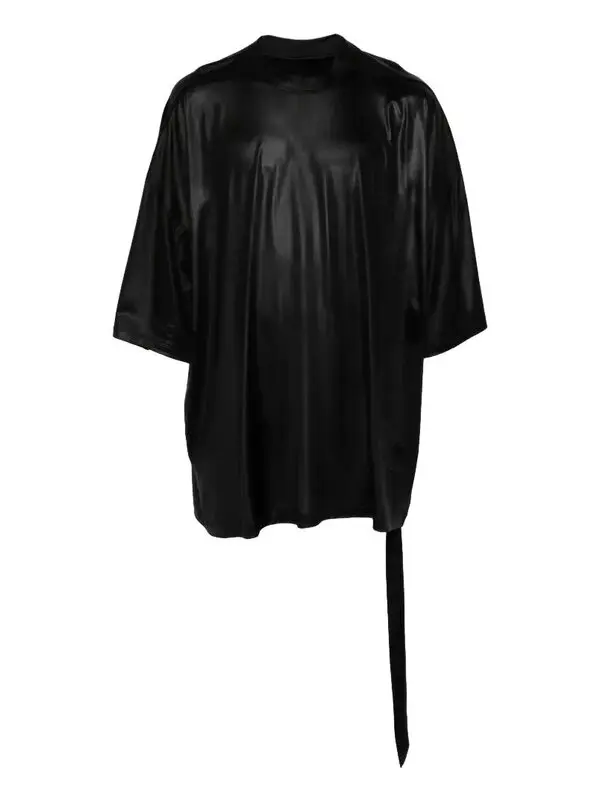 Rick Owens Tommy T Tie-detail T-shirt - Black