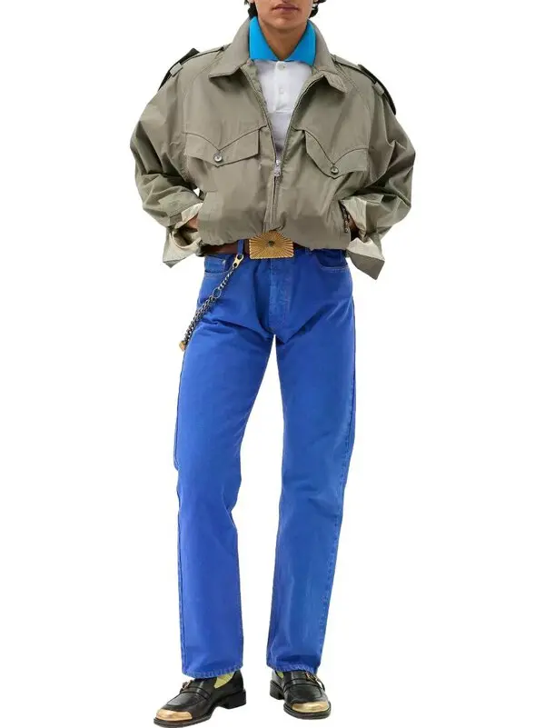 Versace Cotton Blouson - Green