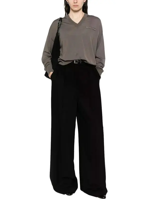 Peserico V-neck Sweater - Brown