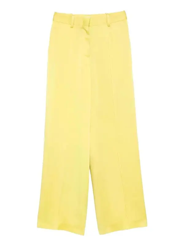 JIL SANDER Pleated Wide-leg Trousers - Green