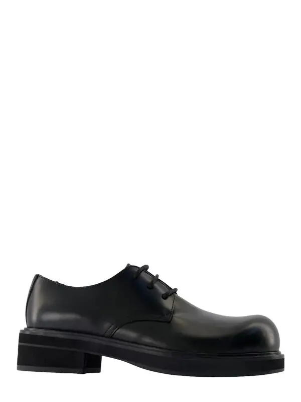 Acne Studios Smooth Leather Derby Shoes - Black