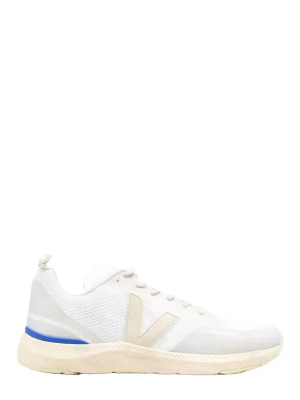 VEJA Logo-patch Mesh Lace-up Sneakers - White
