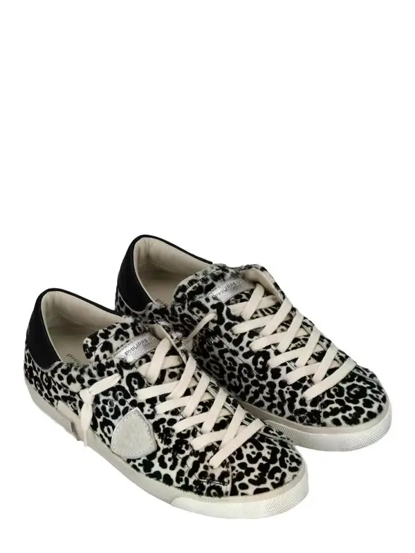 Philippe Model Leopard-print Prsx Low Trainers - Black