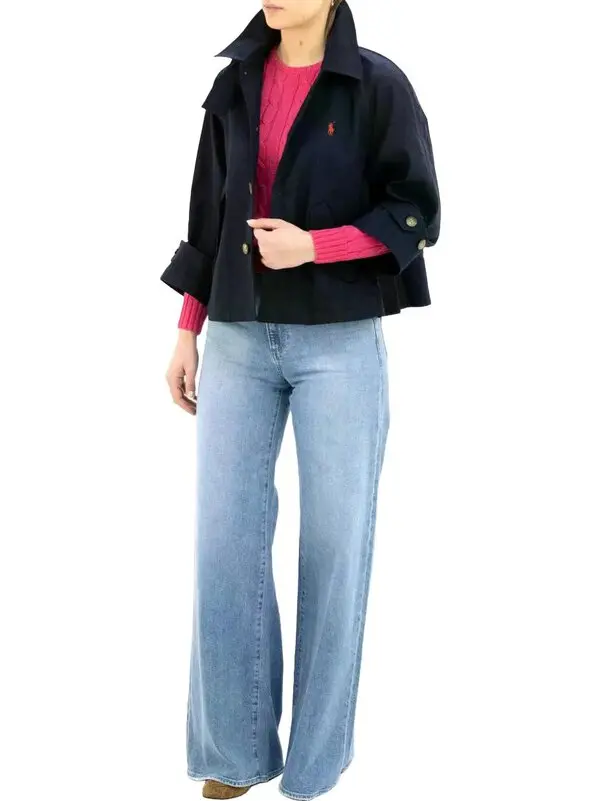 Paige Light Wide Leg Jeans - Blue