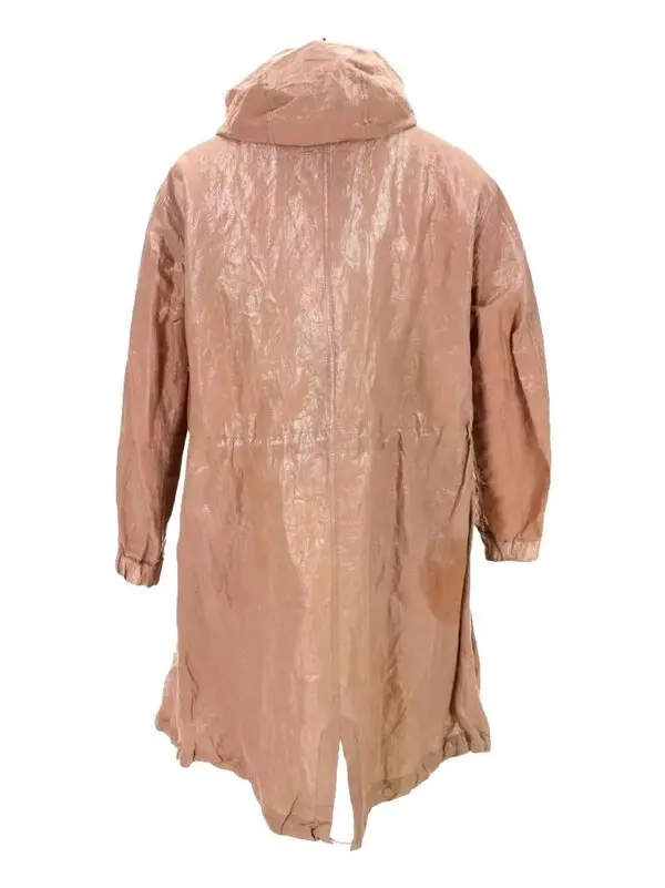 Brunello Cucinelli Hooded Raincoat - Brown