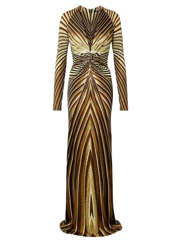 Roberto Cavalli Printed Maxi Dress - Multicoloured