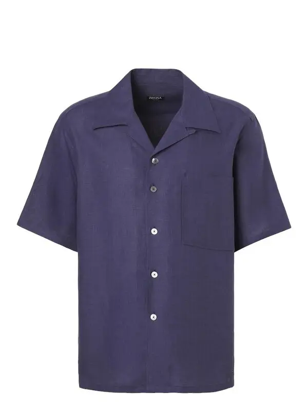 Zegna Linen Shirt - Blue