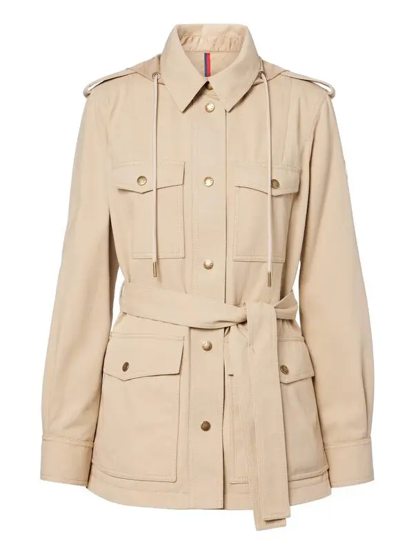 Moncler Centaurea Belted Field Jacket - Beige