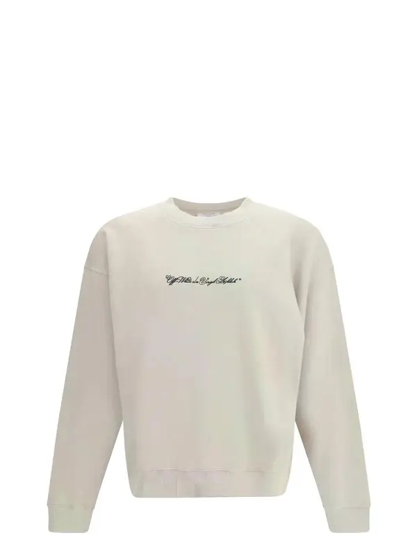 Off-White Script Arrow Sweatshirt - Neutrals