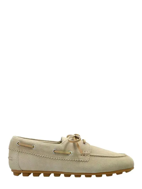 Hogan Barca Boat Shoes - Neutrals