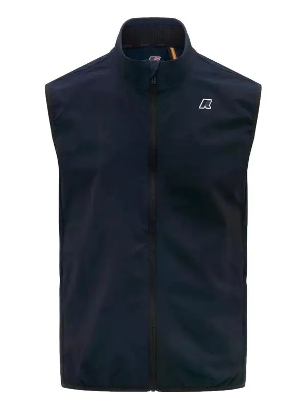 K-WAY Sleeveless Zip-up Gilet - Blue
