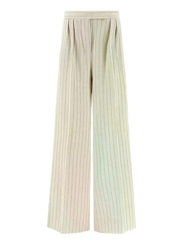 Max Mara Mxmosso Palazzo Pants - Neutrals