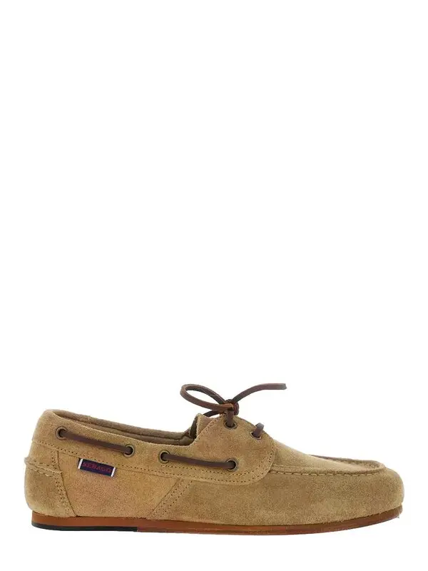 SEBAGO Beige Lace-up Loafers - Neutrals