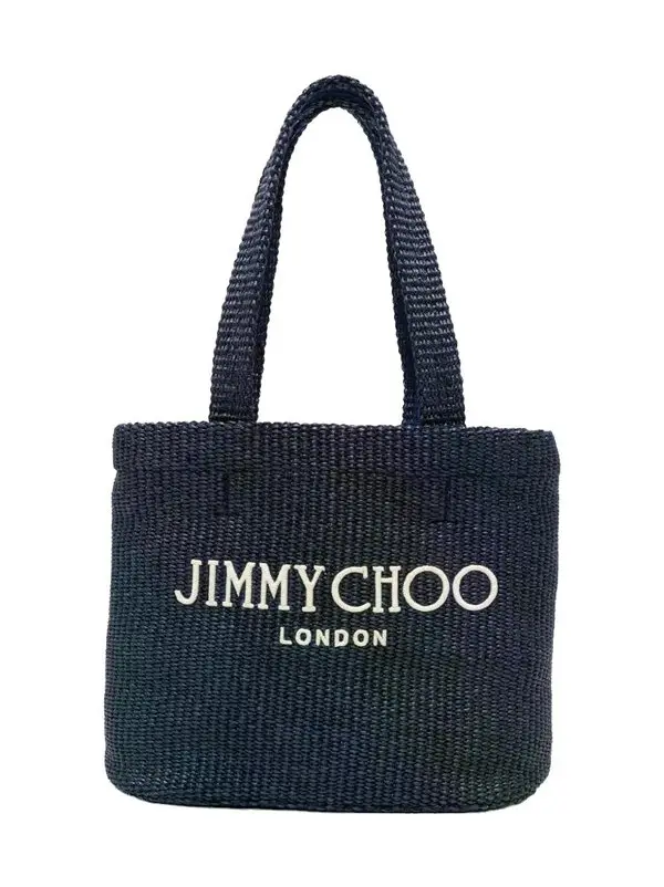 JIMMY CHOO East-west Logo Tote Bag - Blue