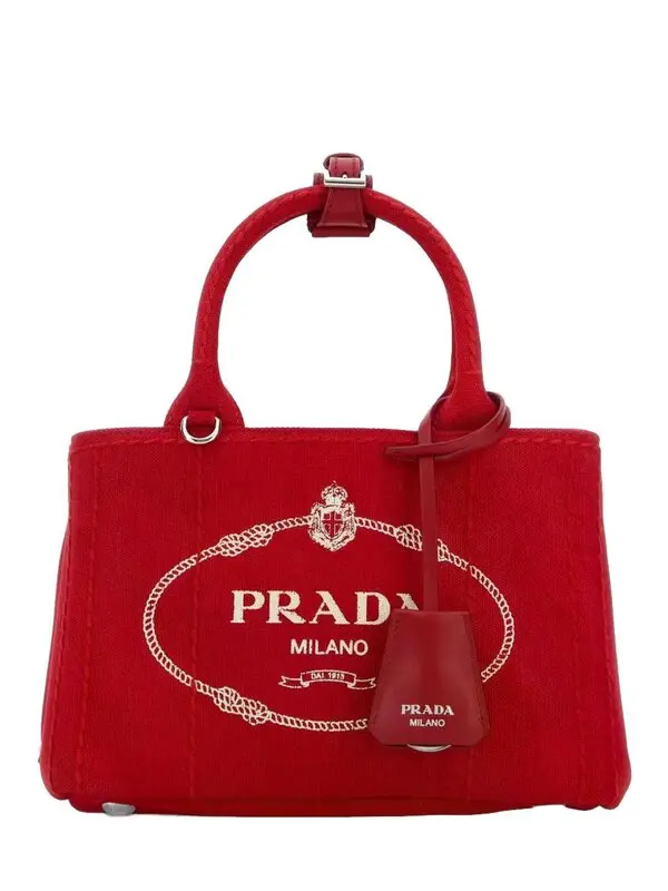 Prada Jardinière Tote Bag - Red