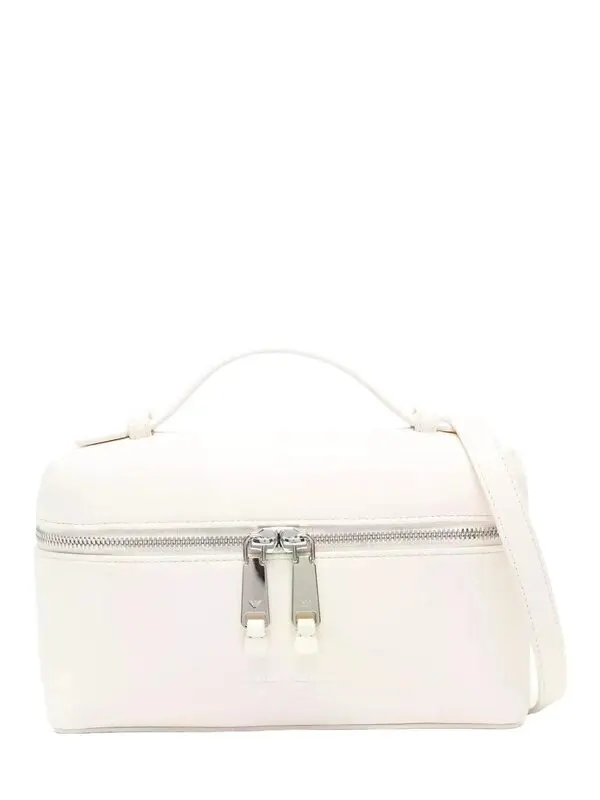 Emporio Armani Mini Leather Tote Bag - Neutrals