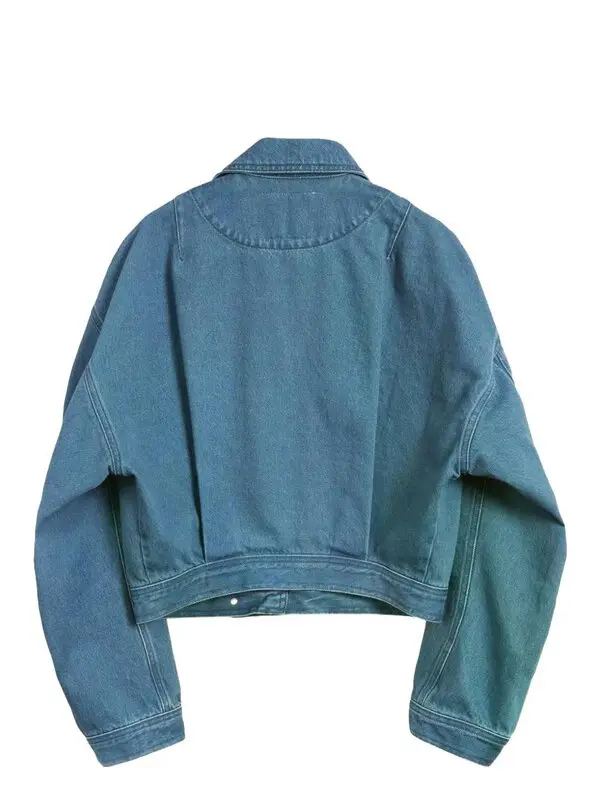 You Must Create Spencer Collar Zip Jacket - Blue