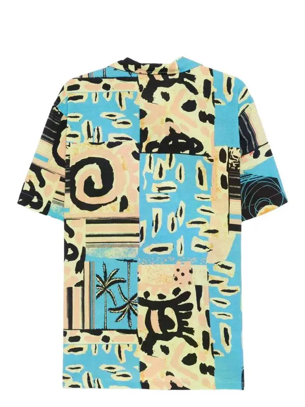 Deus Ex Machina Abstract Pocket Shirt - Blue