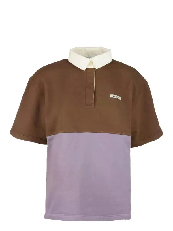 Prada Panelled Short-sleeve Shirt - Brown
