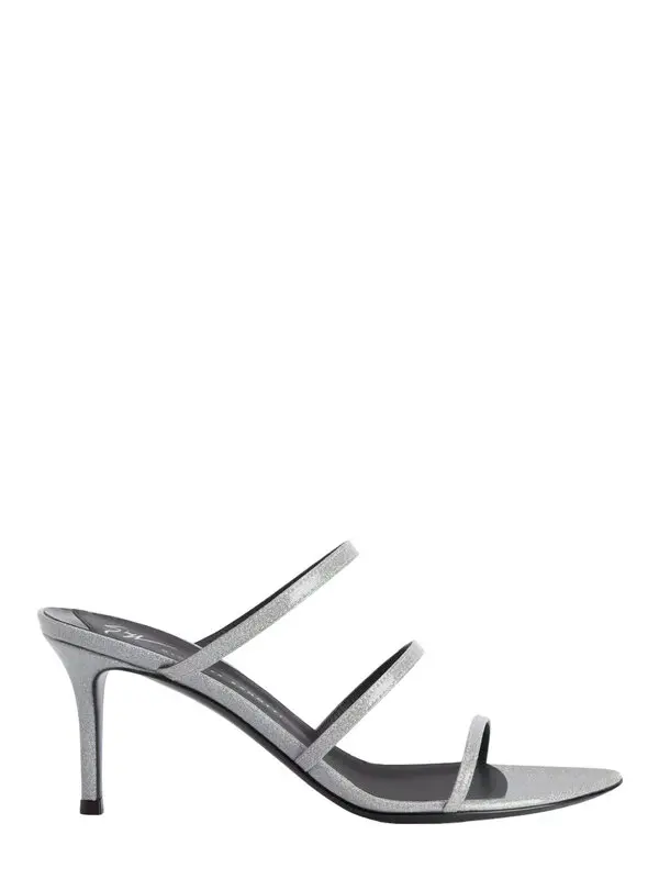 GIUSEPPE ZANOTTI Alimha 70mm Strappy Sandals - Silver