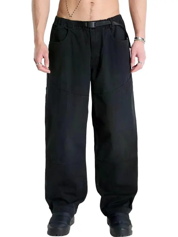 Gramicci Taos Belted Wide Leg Trousers - Black