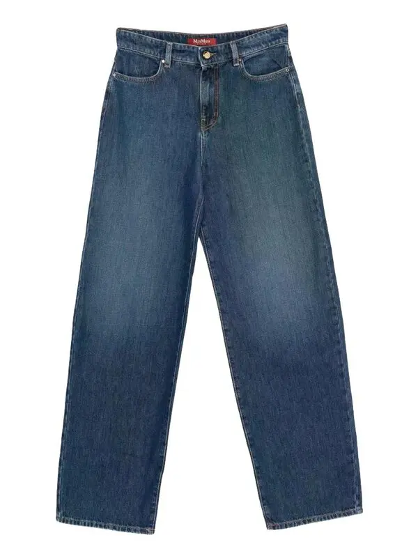 Max Mara Straight-leg Denim Jeans - Blue