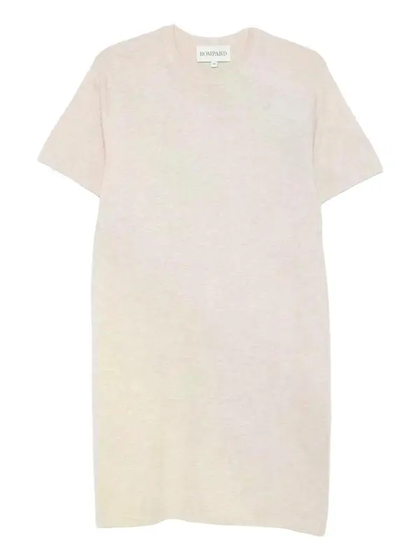 Eric Bompard Round-neck Short T-shirt Mini Dress - Neutrals