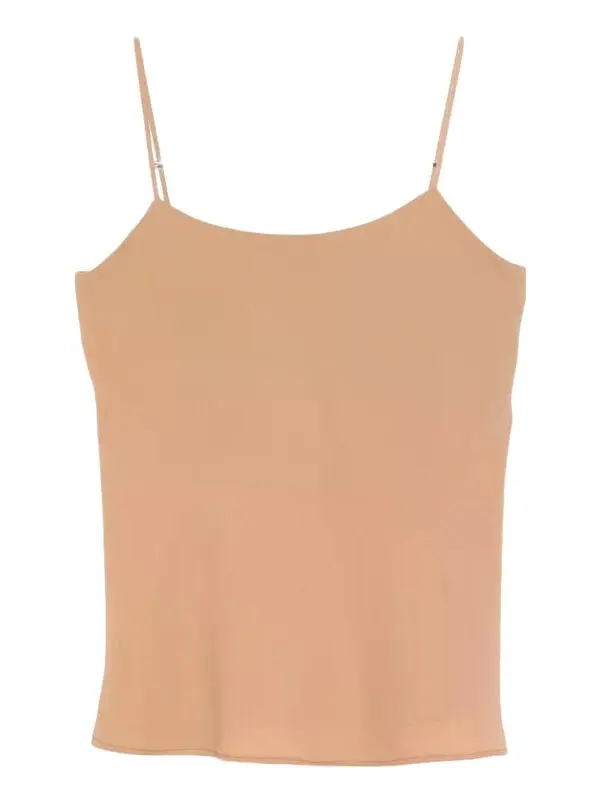Herno Camisole Top With Thin Straps And Scoop Neck - Neutrals