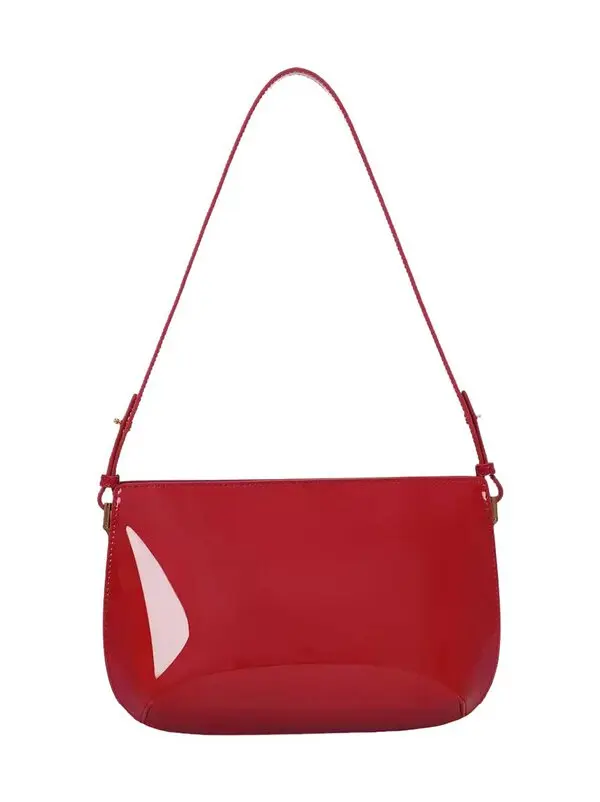 POTAMY Patent Leather Shoulder Bag - Red