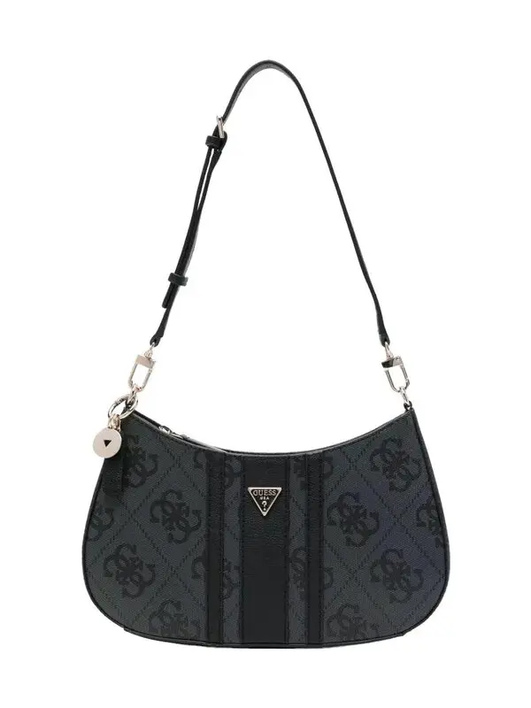 Guess Noelle Patterned Shoulder Bag - Grey