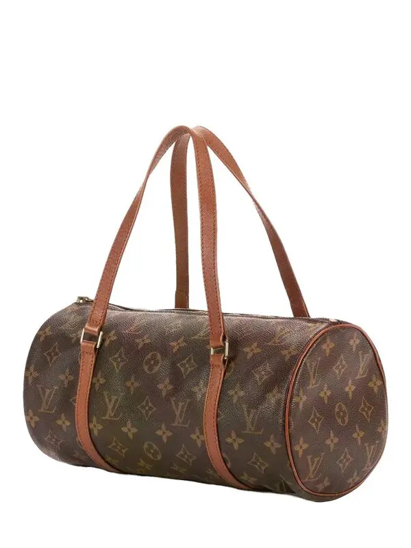 LOUIS VUITTON 30 Papillon Monogram Canvas Tote Bag - Brown