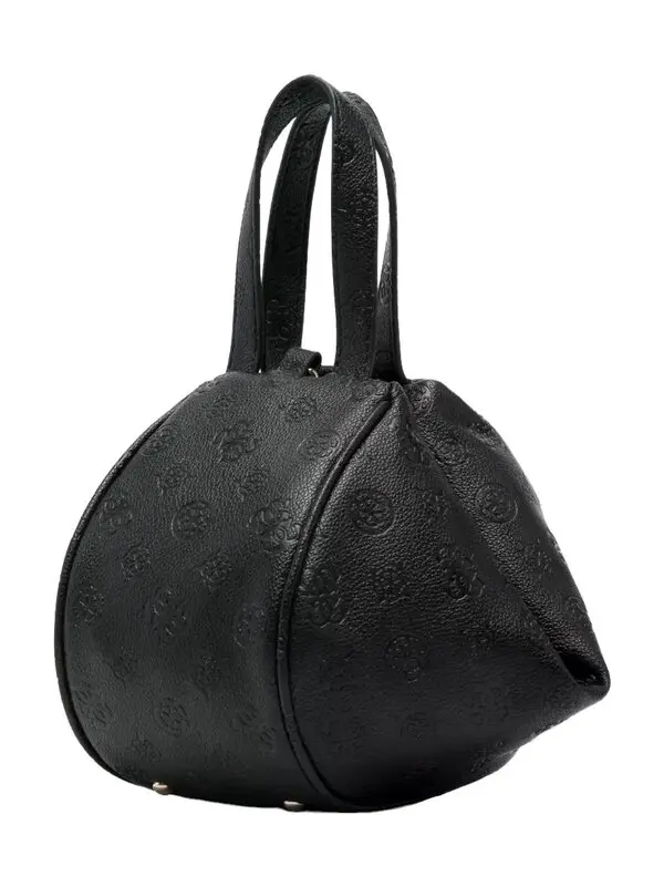 Guess Mini Anise Embossed Geometric Tote Bag - Black