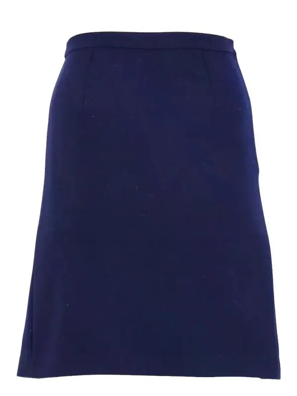 Diane Von Furstenberg Pleated A-line Midi Skirt - Blue