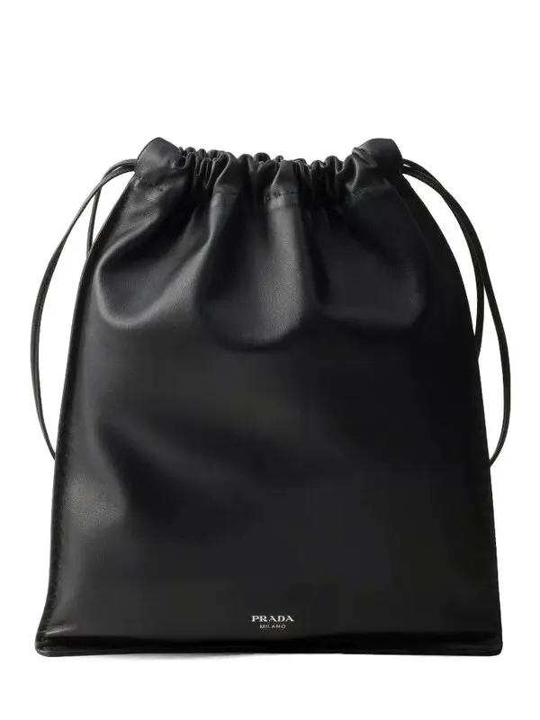 Prada Wish Nappa Leather Pouch - Black