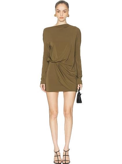 EAVES Desi Mini Dress - Capers