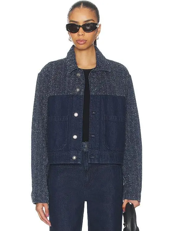 FAVORITE DAUGHTER The Leave An Impression Jacket - Blue