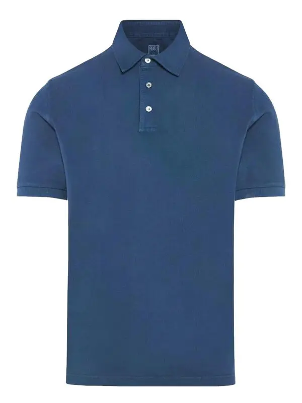 Fedeli North Buttoned Polo Shirt - Blue