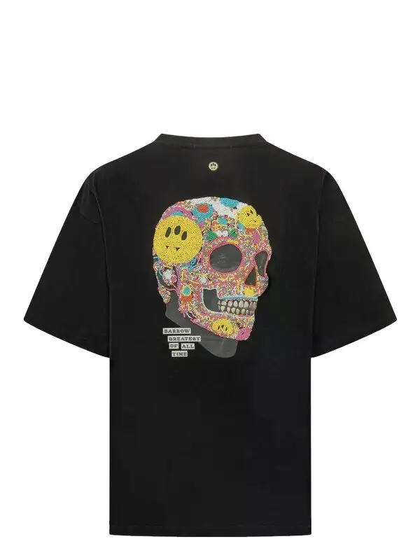 BARROW Skull Graphic T-shirt - Black