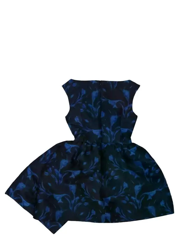SHUSHU/TONG Asymmetric Panel Short Dress - Blue