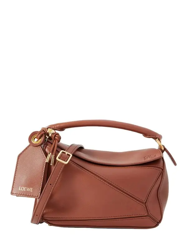 Loewe Featherlight Puzzle Mini Bag - Brown
