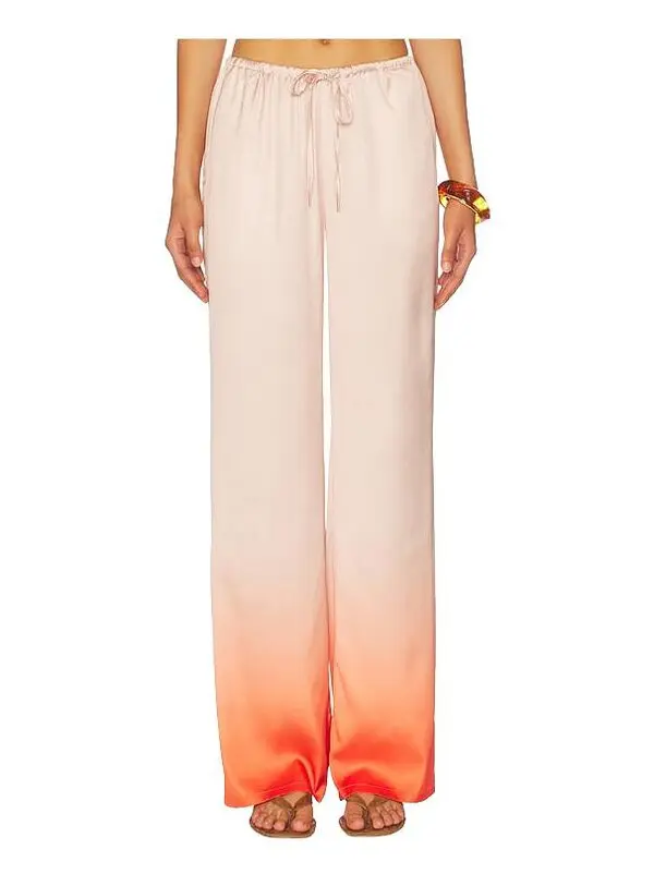 SNDYS. Amaya Wide Leg Pants - Pink