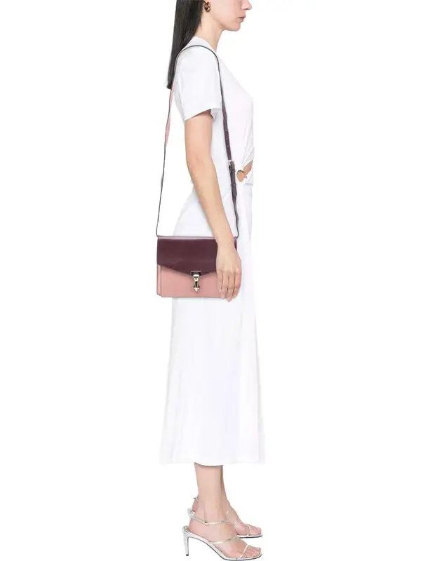 Burberry Leather Crossbody Bag - Red