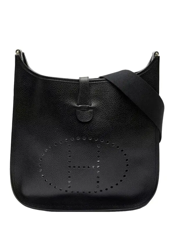 Hermès Clemence Evelyne Iii 33 Crossbody Bag - Black