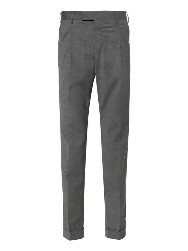 PT TORINO Tapered-leg Tailored Trousers - Grey