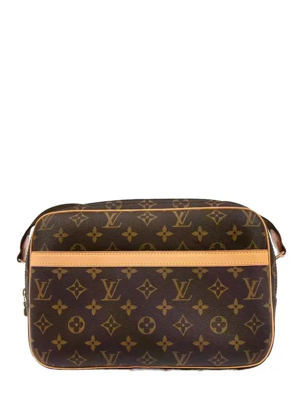 LOUIS VUITTON Monogram Reporter Pm Shoulder Bag - Brown