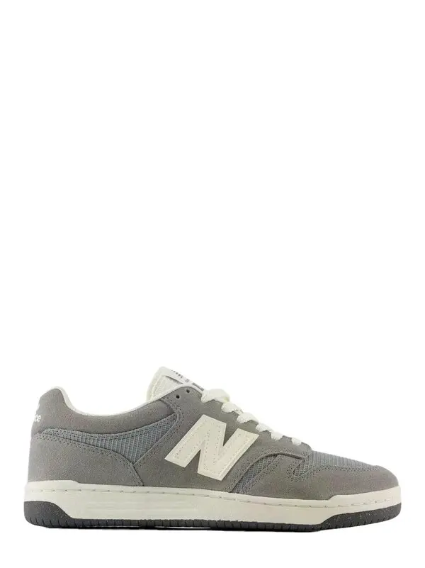 NEW BALANCE Suede Lace-up Sneakers - Grey